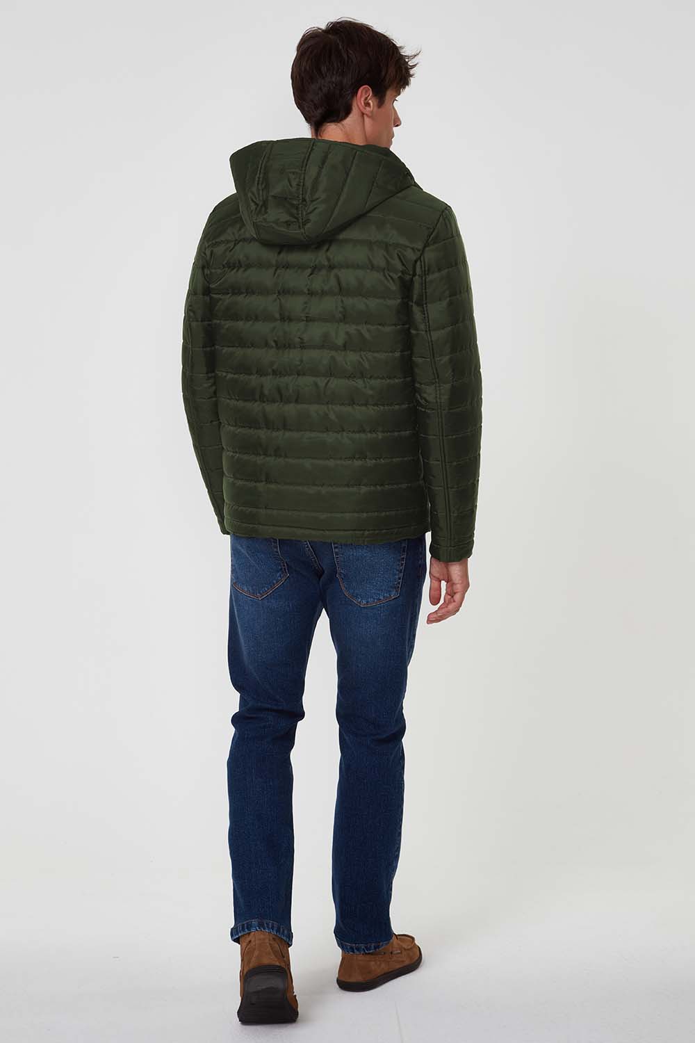 Jaqueta Matelasse Capuz - I23-Verde Oliva - Zapalla